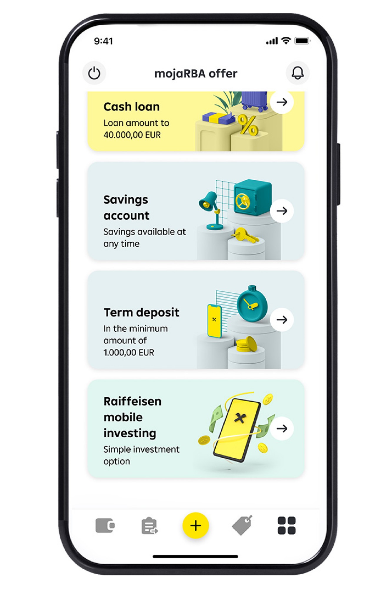 Raiffeisen mobile investing